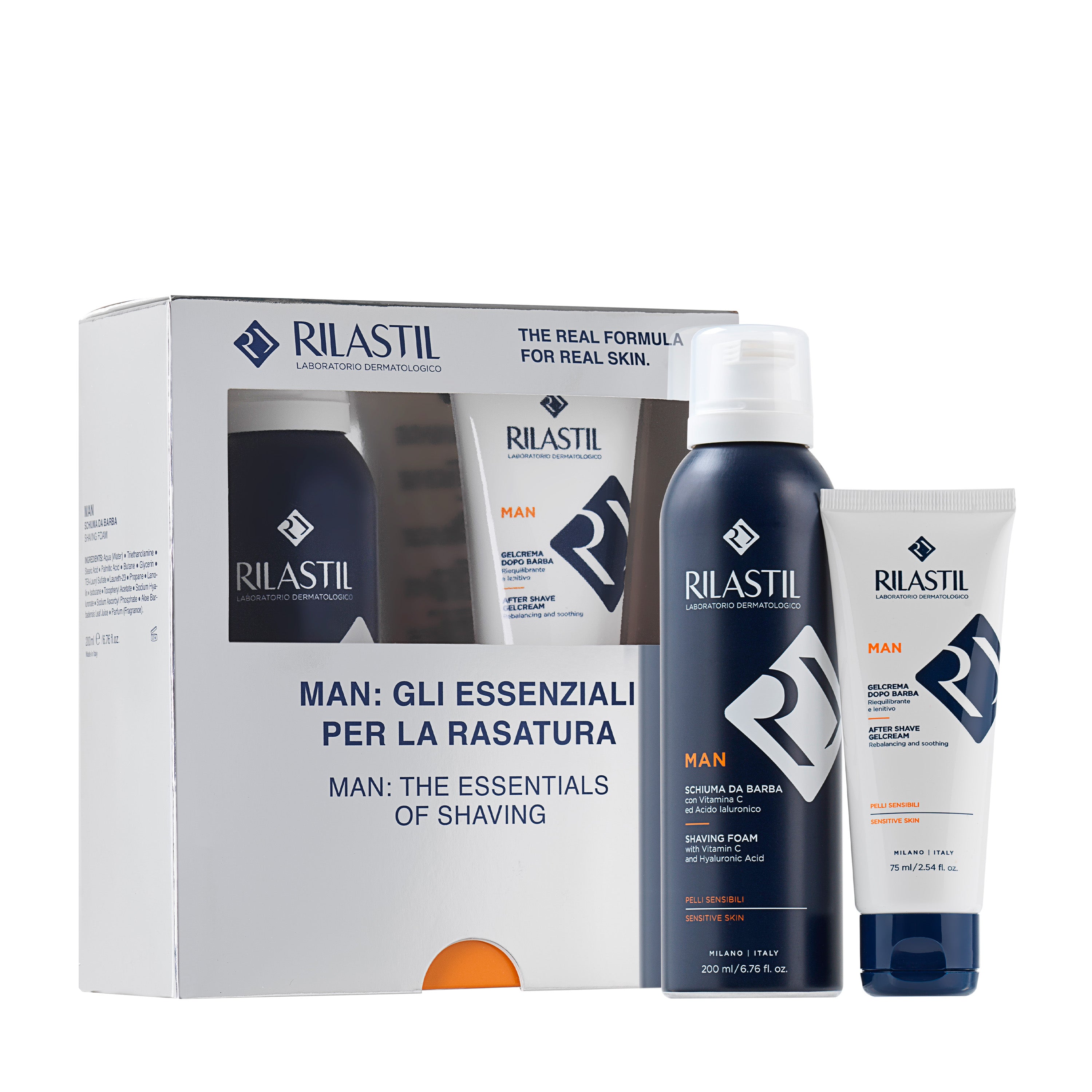 Routine Man: Gli essenziali per la rasatura | Cofanetti Natale Rilastil